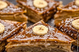 Banoffee Tower : Gâteau de crêpes vegan | Wild Birds Collective